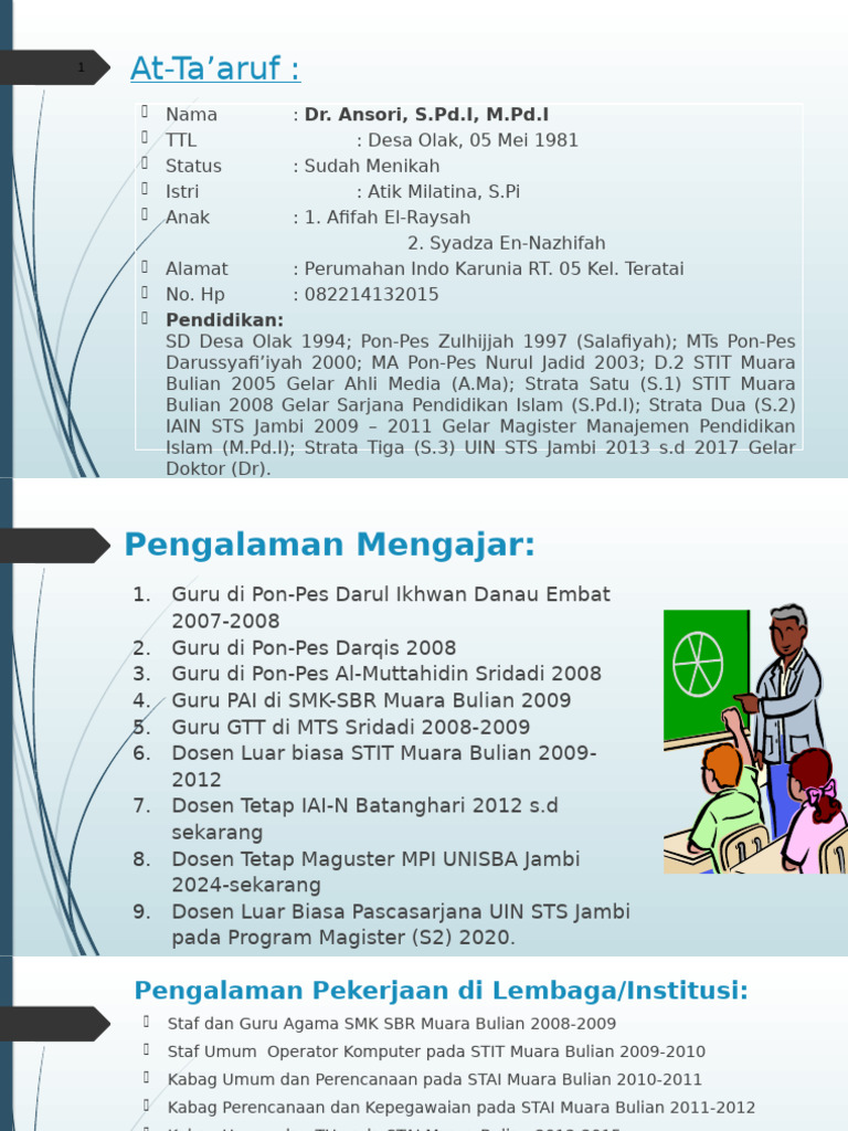 Biografi Ansori | PDF