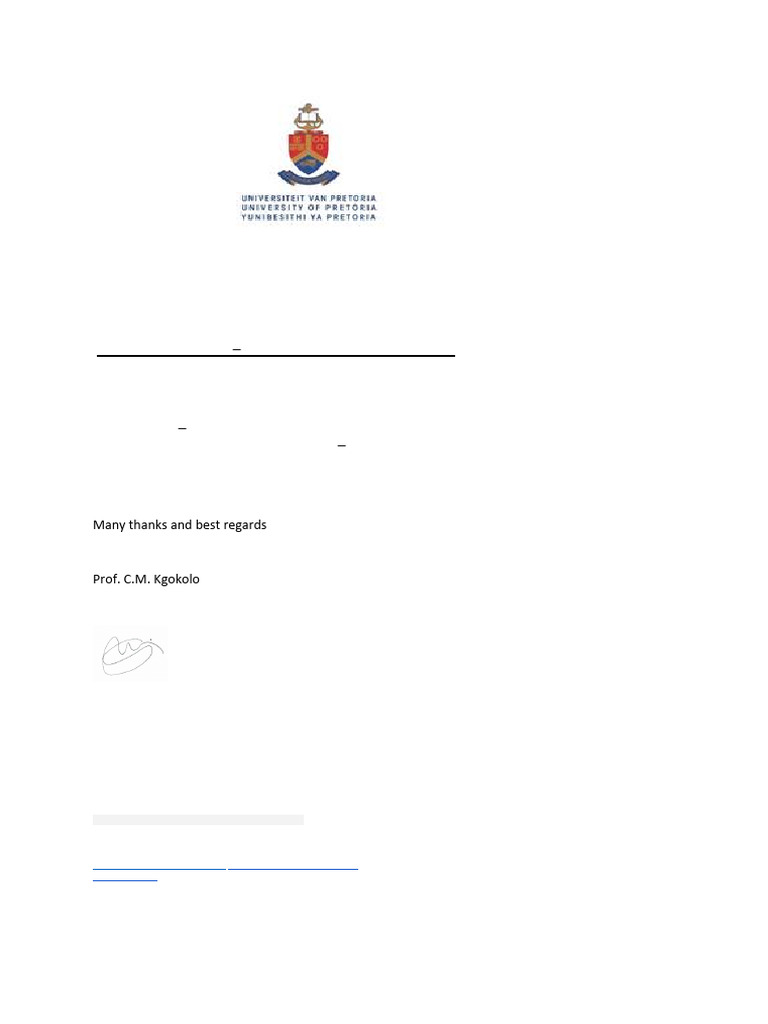Exam Cover Letter GNK487-SA11 | PDF