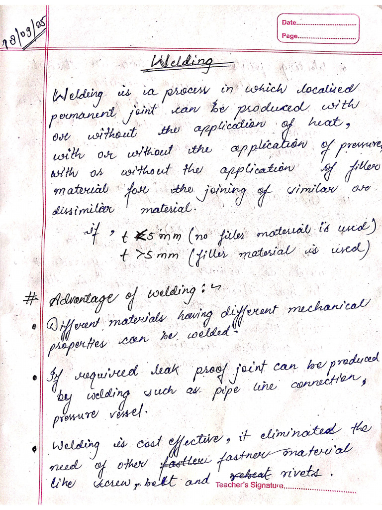 Welding Notes | PDF