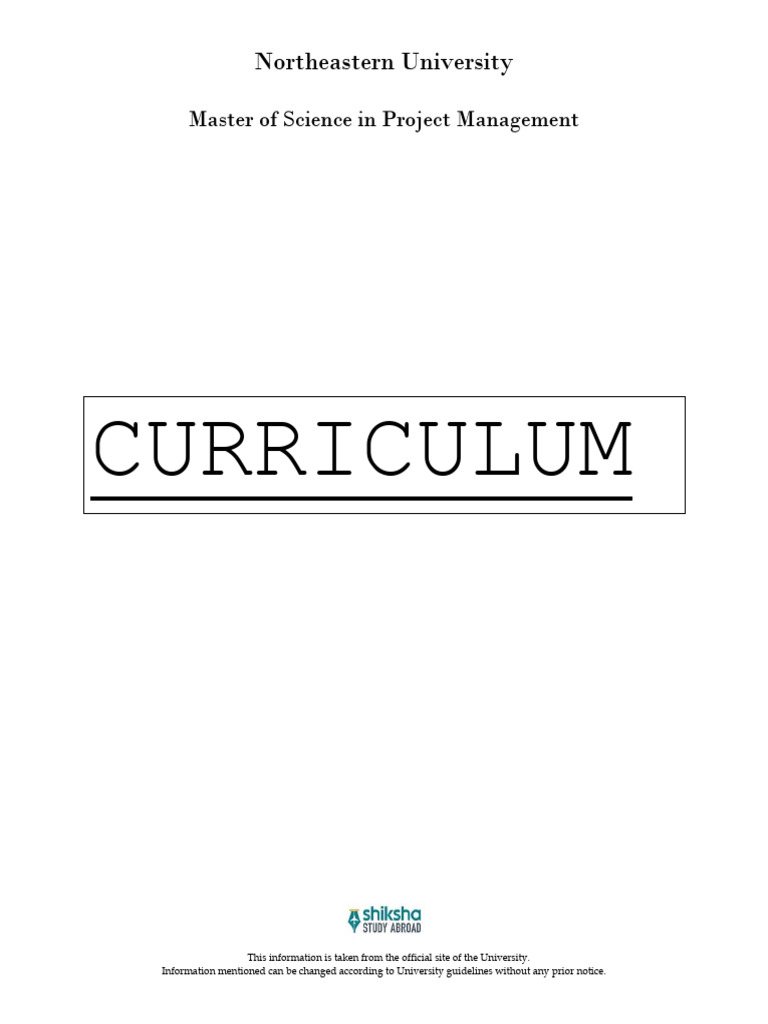Curriculum 24032025163935 | PDF | Project Management | Analytics