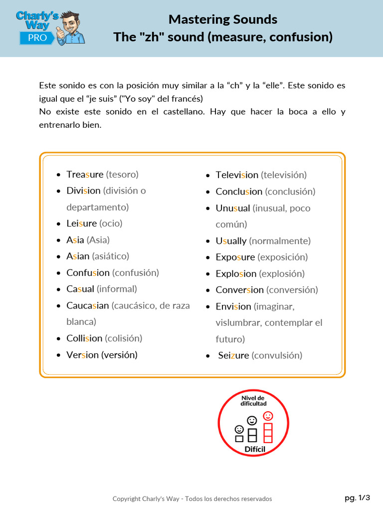 W2 MS The ZH Sound Measure Confusion | PDF
