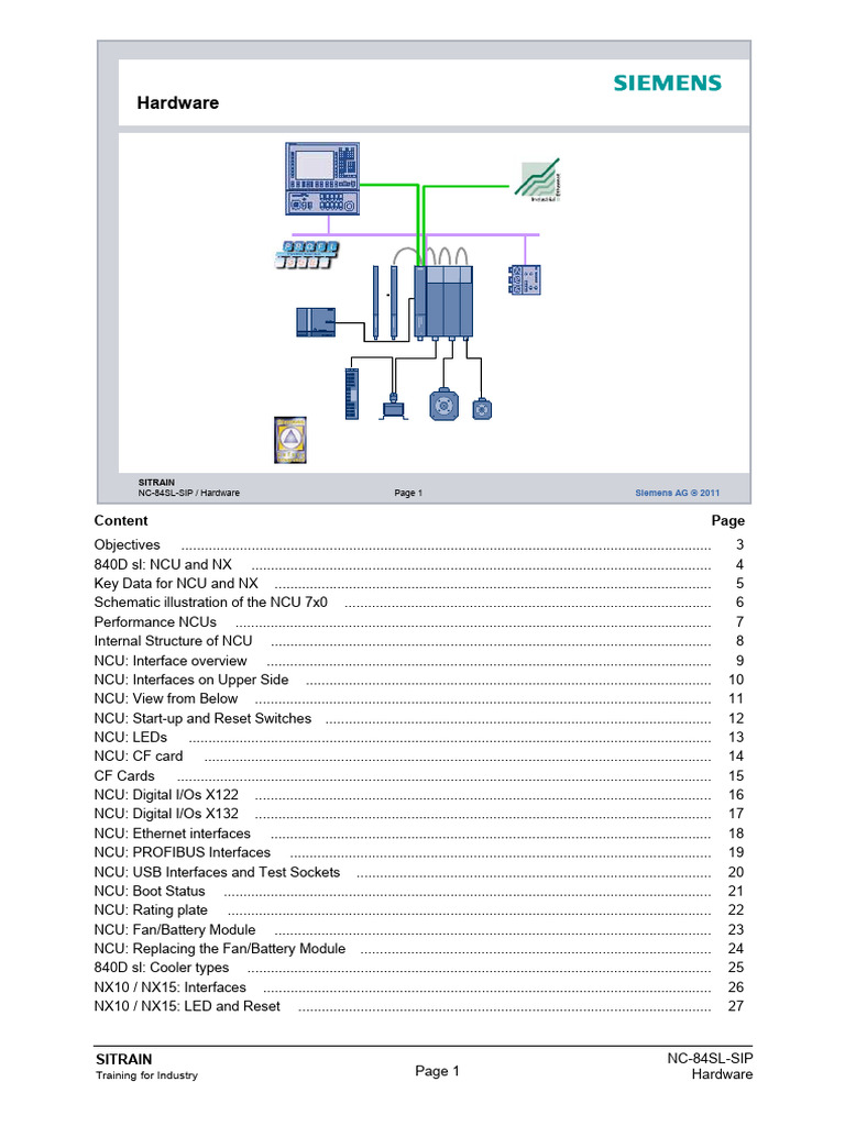 Siemens NC-84SL-SIP Hardware Guide | PDF | Booting | Programmable Logic ...