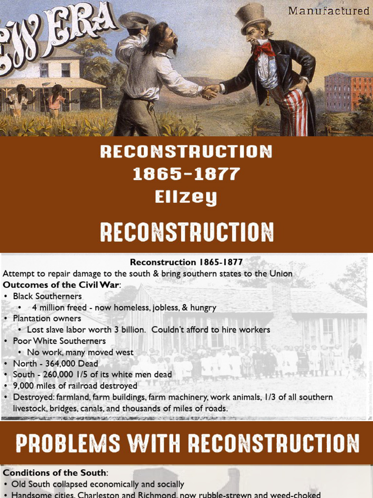 Chapter 22 Reconstruction Students | PDF | Reconstruction Era ...