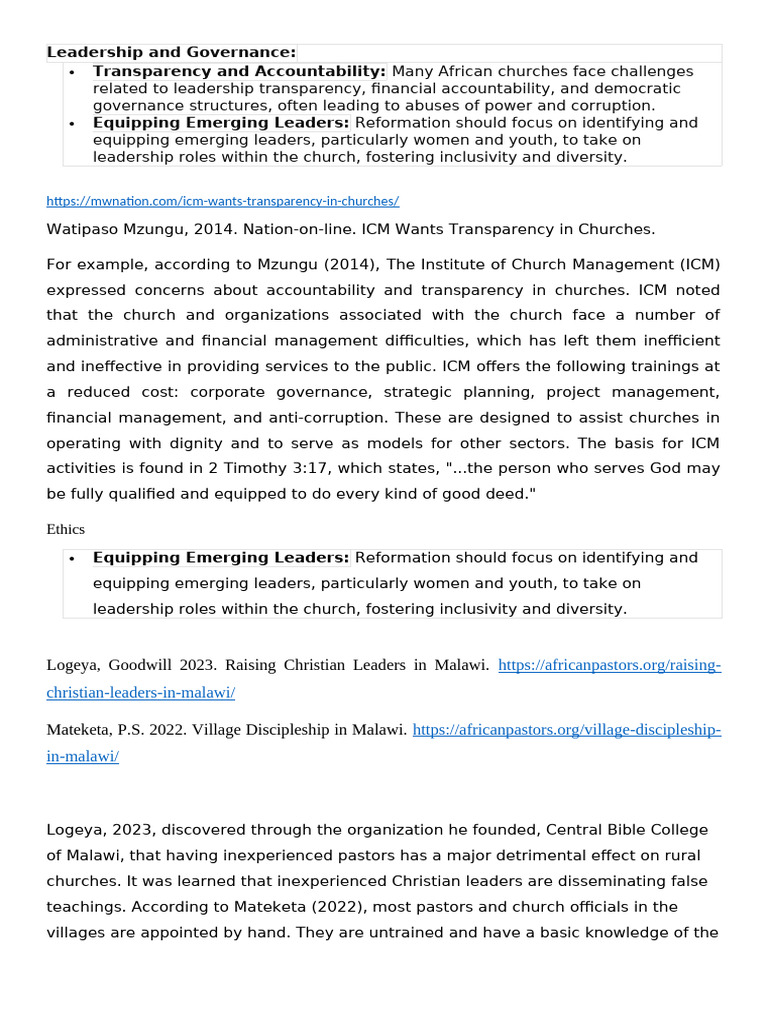 Leadership and Governance | PDF | Accountability | Governance