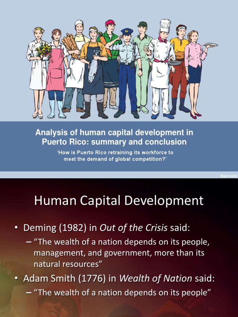 Analysis of Human Capital Development in Puerto Rico | PDF | Human ...