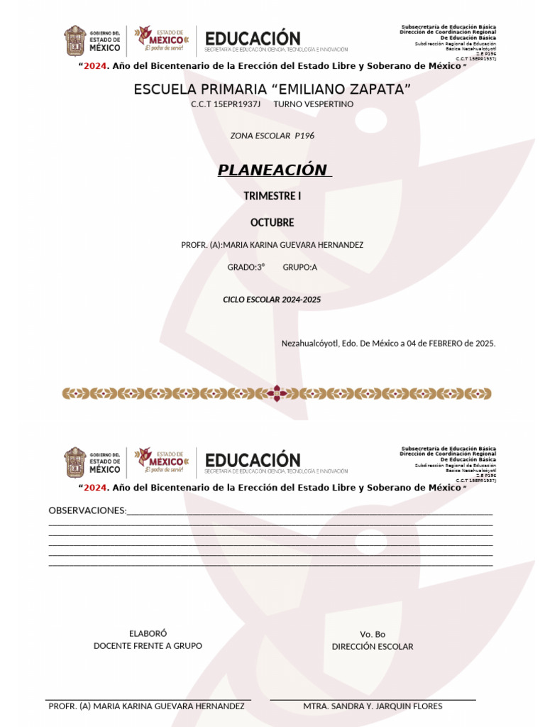 Portada y Hoja de Firmas | PDF