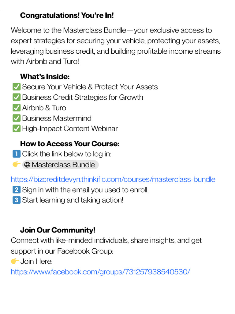 Masterclass Bundle: Business Growth Strategies | PDF