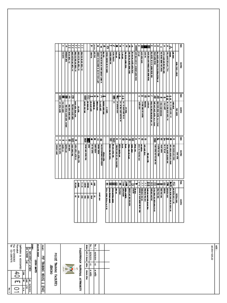10 05 04 - PTF - 40 - e - 01 - R2 - Legend & Notes | PDF