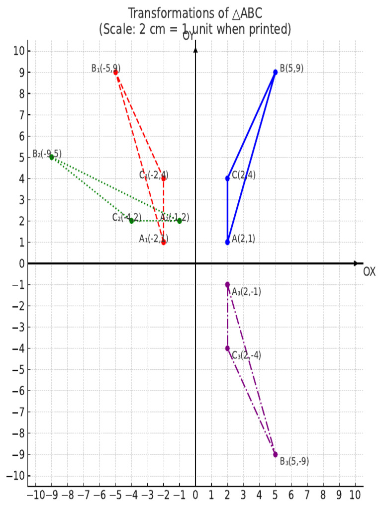 Triangle Transformations Scaled | PDF