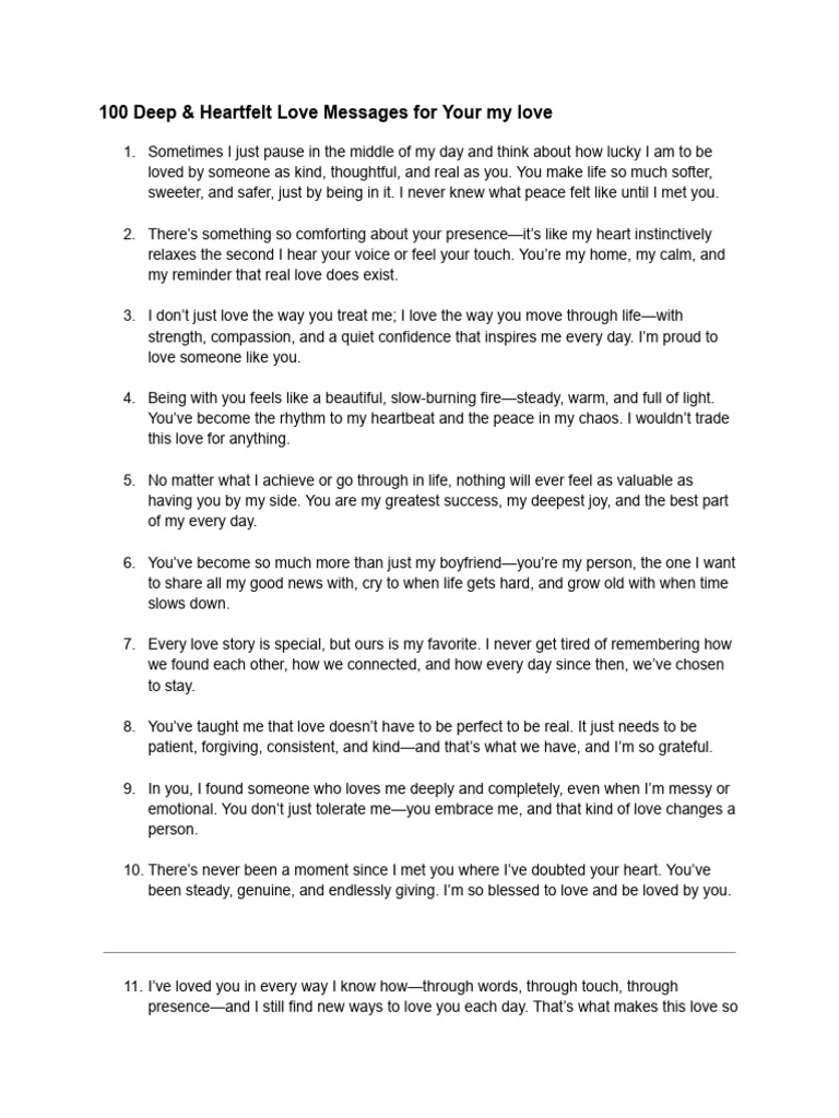 Nba Love Messages | PDF | Love