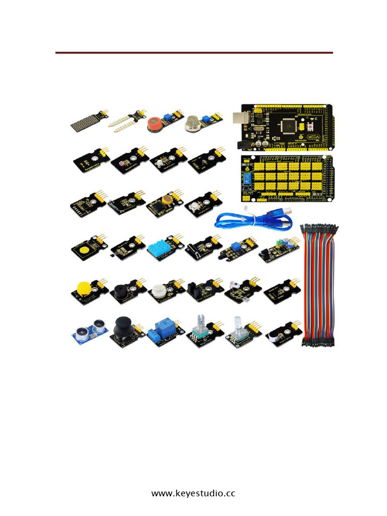 Ks0084 Keyestudio New Sensor Kit With 2560 R3 | PDF | Arduino | Relay
