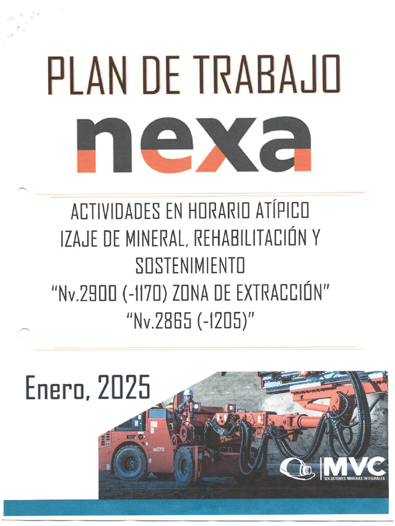 Plan de Trabajo Firmado | PDF