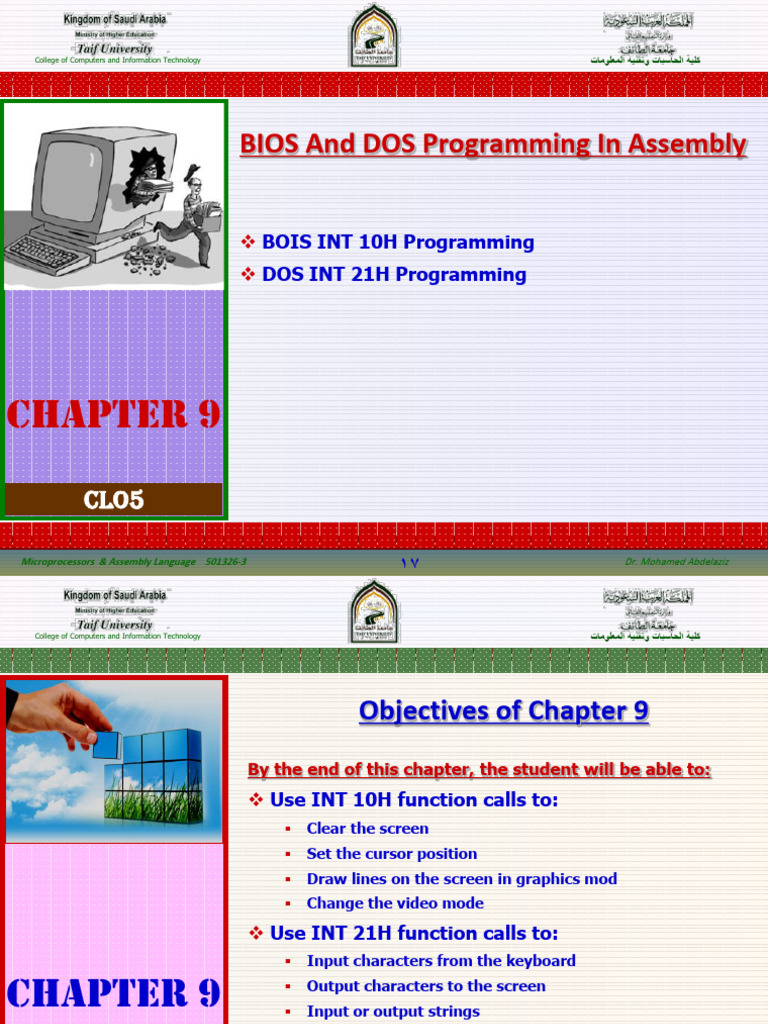 BIOS and DOS Assembly Programming | PDF | Assembly Language | Computing