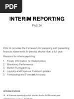 IAS 34: Interim Financial Reporting Guide | PDF | International ...