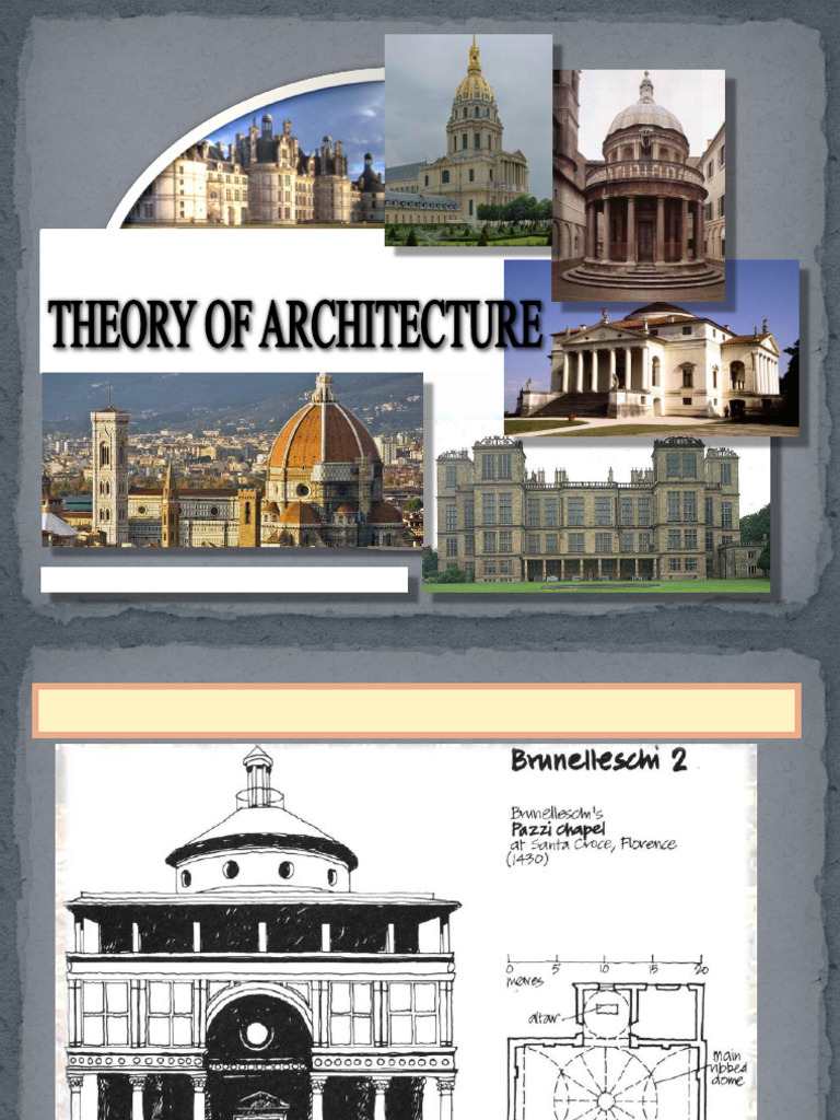 Theory of Architecture 3 Lecture 2 | PDF | Architectural Elements ...