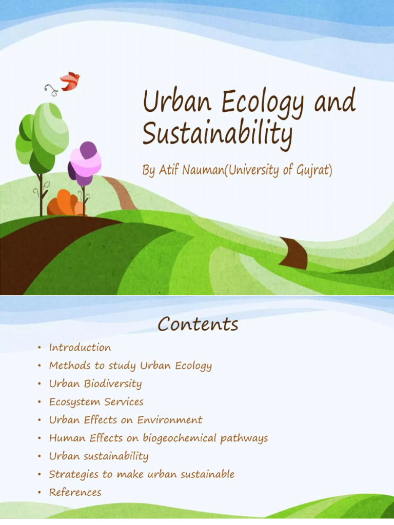 Urban Ecology and Ecosystem | PDF