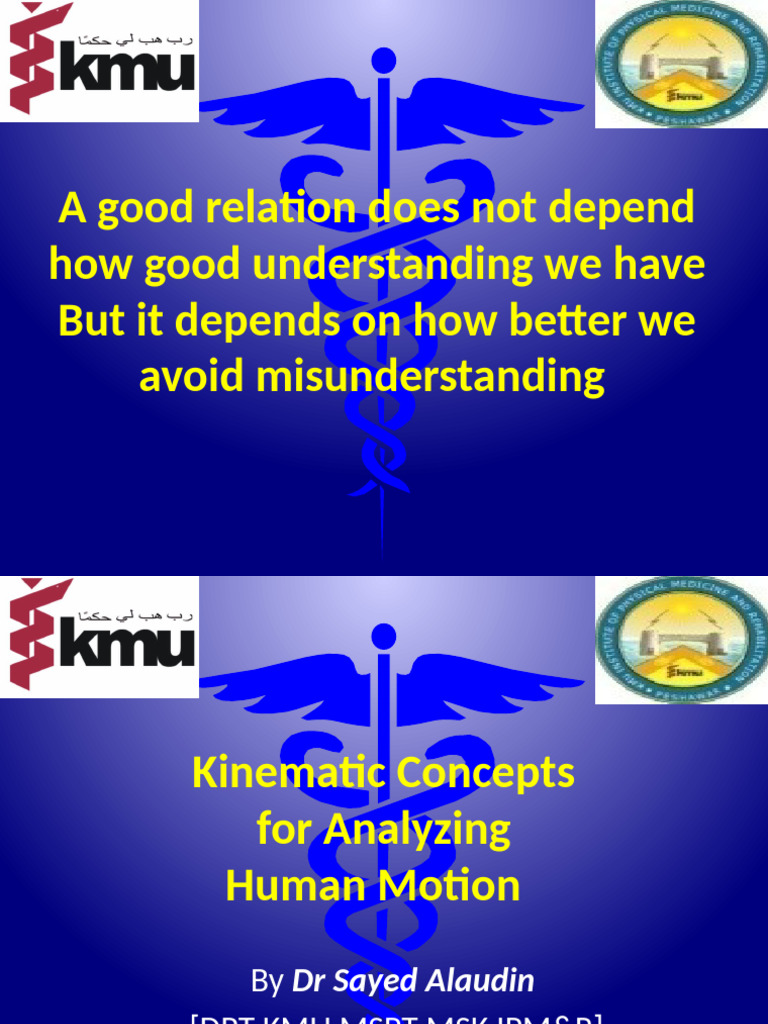 Lec # 03 Kinematic Concepts | PDF