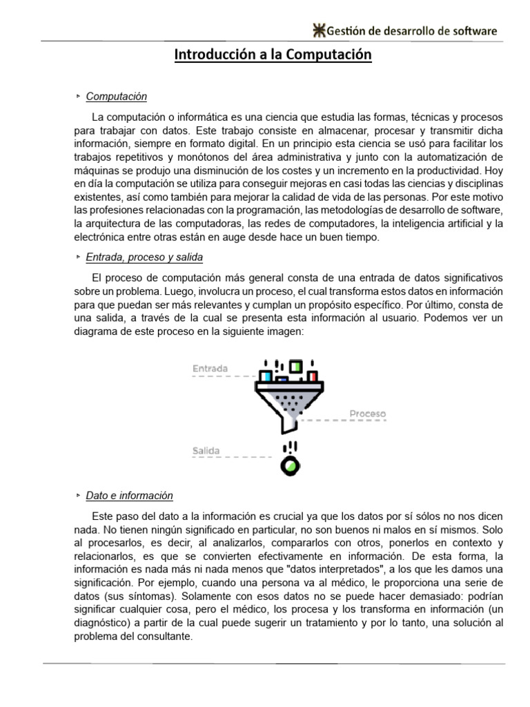 Introduccion A La Computacion | PDF | Hardware de la computadora ...