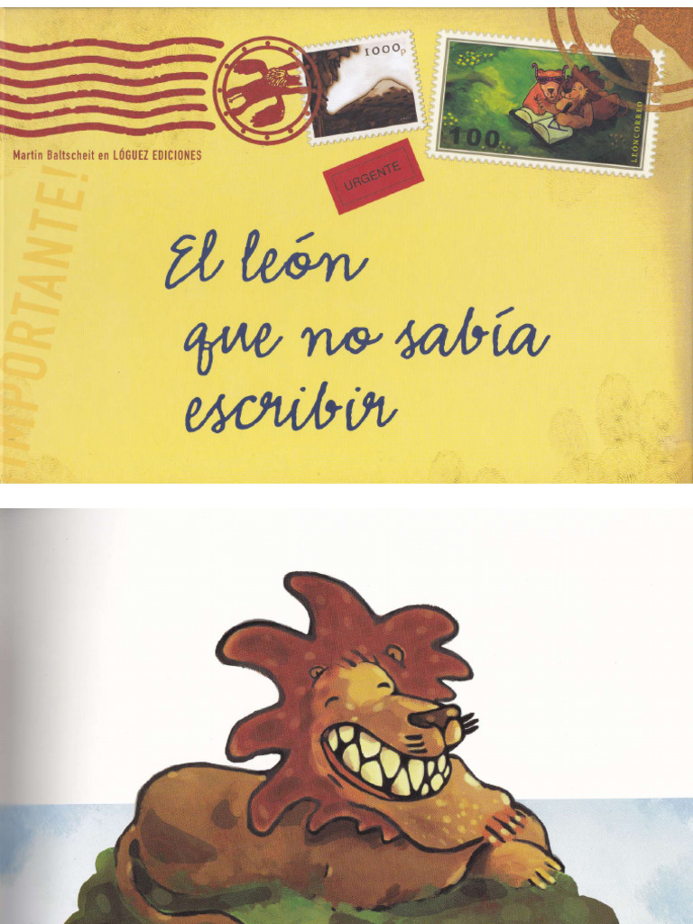 El León Que No Sabía Escribir | PDF