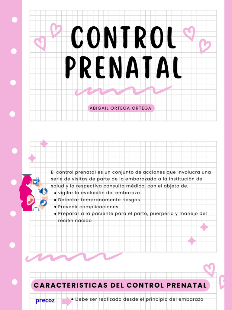 Guía Completa de Control Prenatal | PDF | El embarazo | Parto
