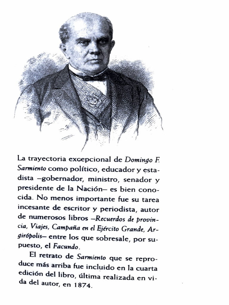 Facundo de Domingo Faustino Sarmiento (1845) | PDF