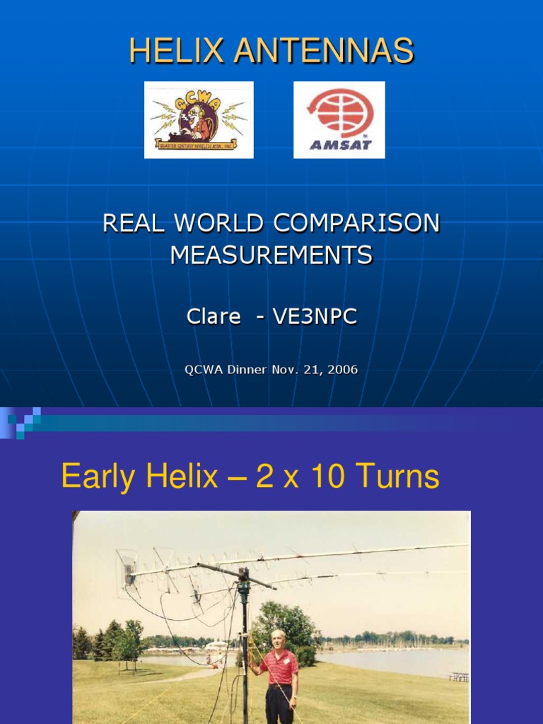 Helix Antennas | PDF | Broadcasting | Telecommunications Engineering