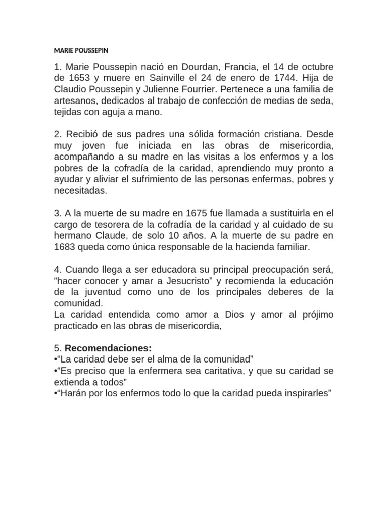 Marie Poussepin | PDF