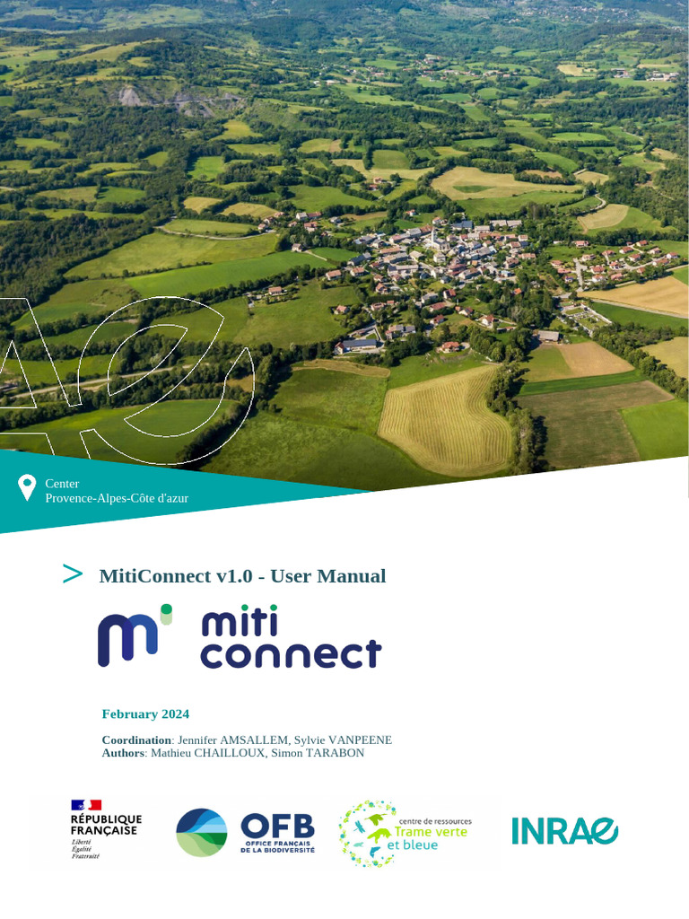 MITI-CONNECT - MANUAL - Chailloux y Tarabon - INRA 2024 | PDF | Ecology ...