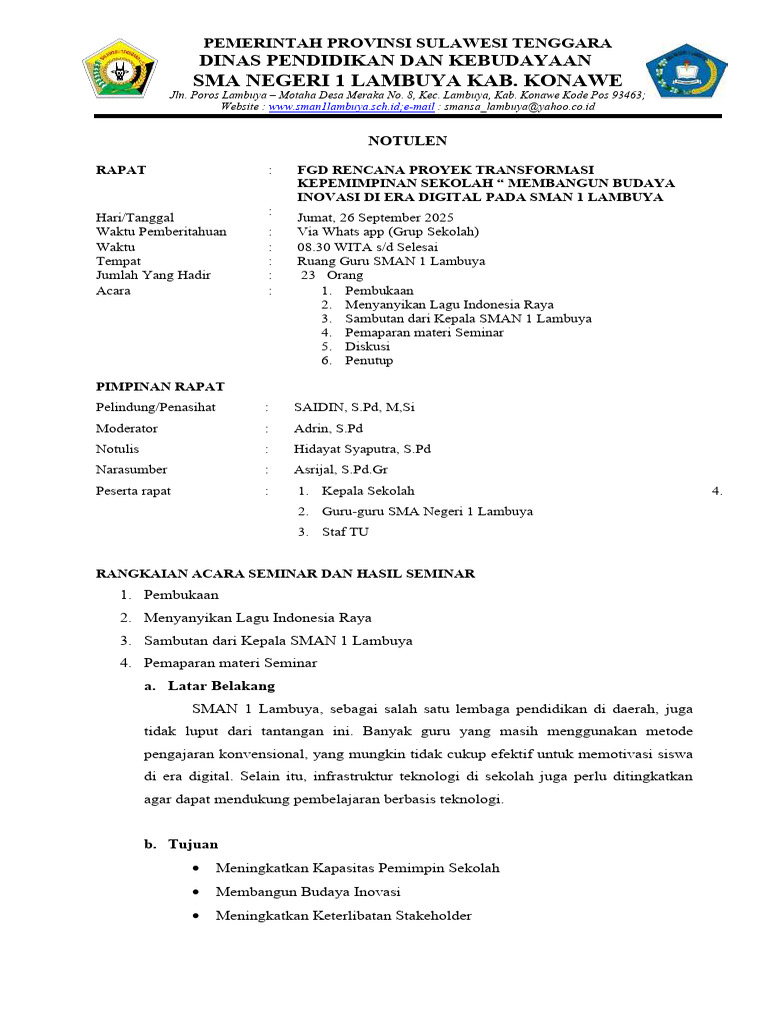 Notulen | PDF