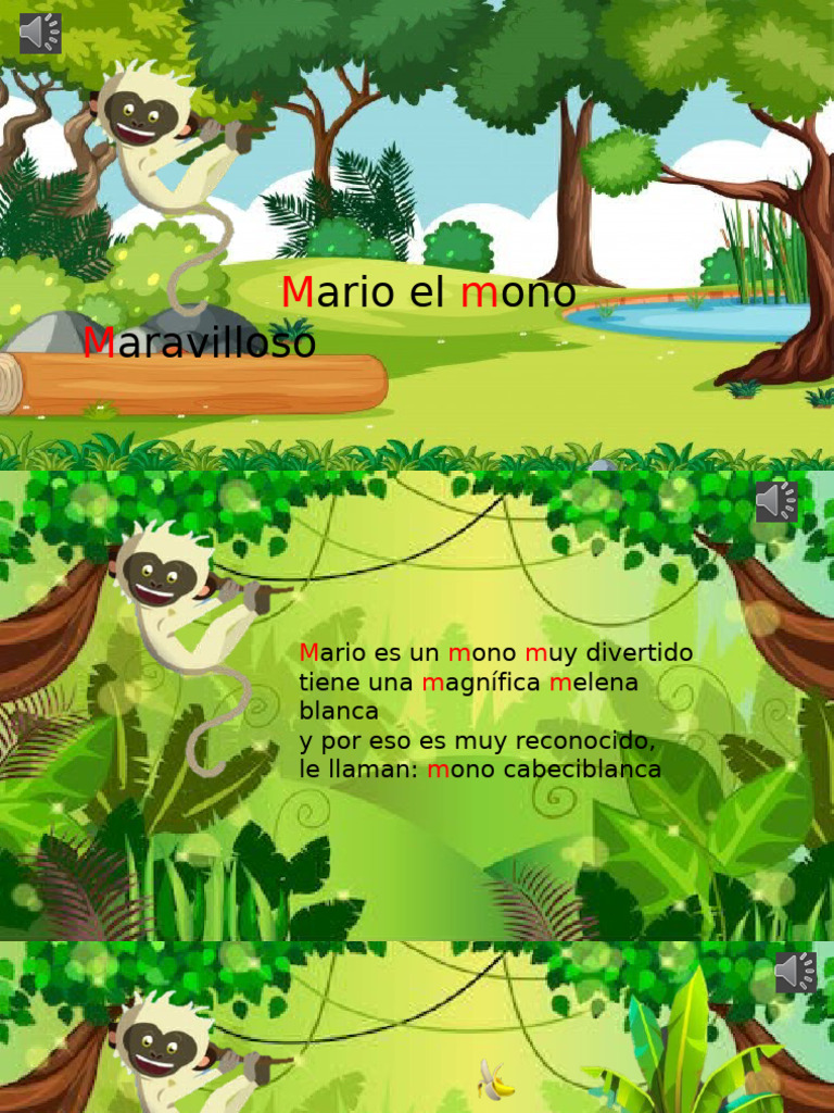 Mario el mono cabeciblanca divertido | PDF