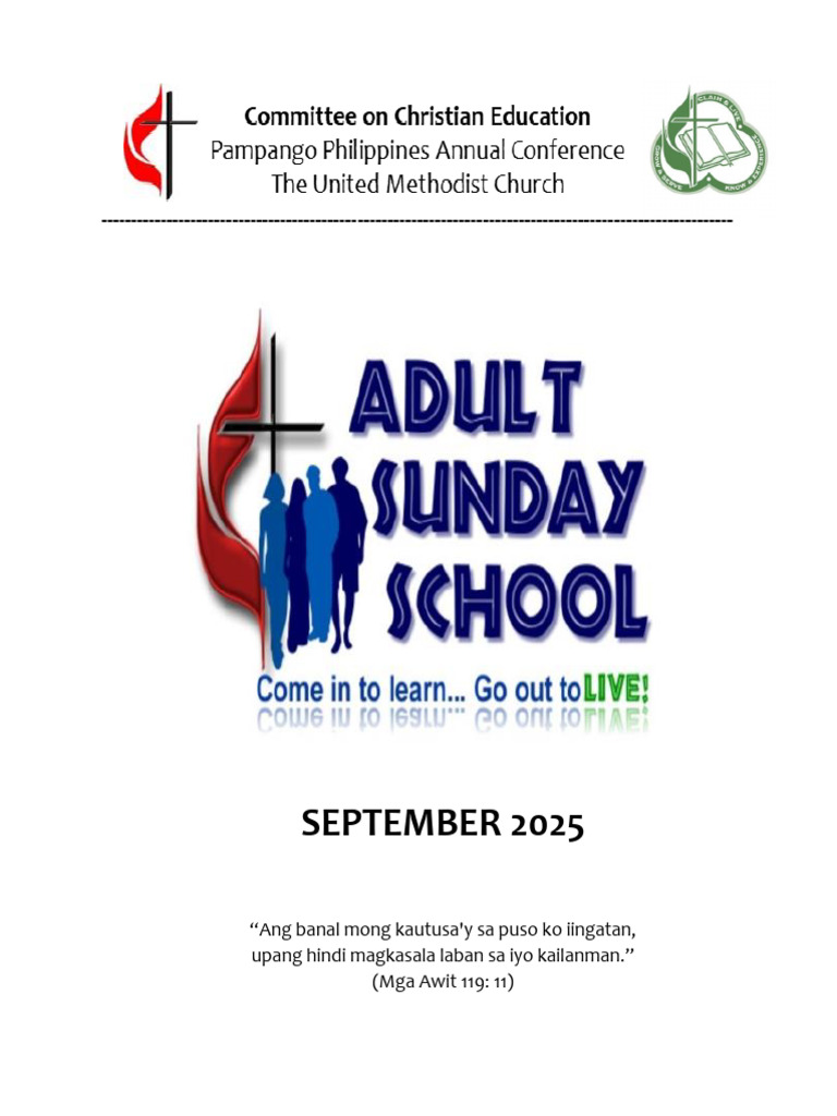 Sunday School Lesson For September 2025 | PDF