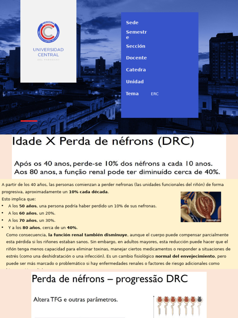 5 Erc | PDF | Riñón | Medicina CLINICA
