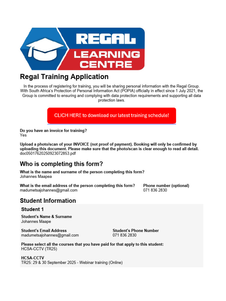 Regal Training Application - 95 | PDF | Educational Technology | Cyberspace