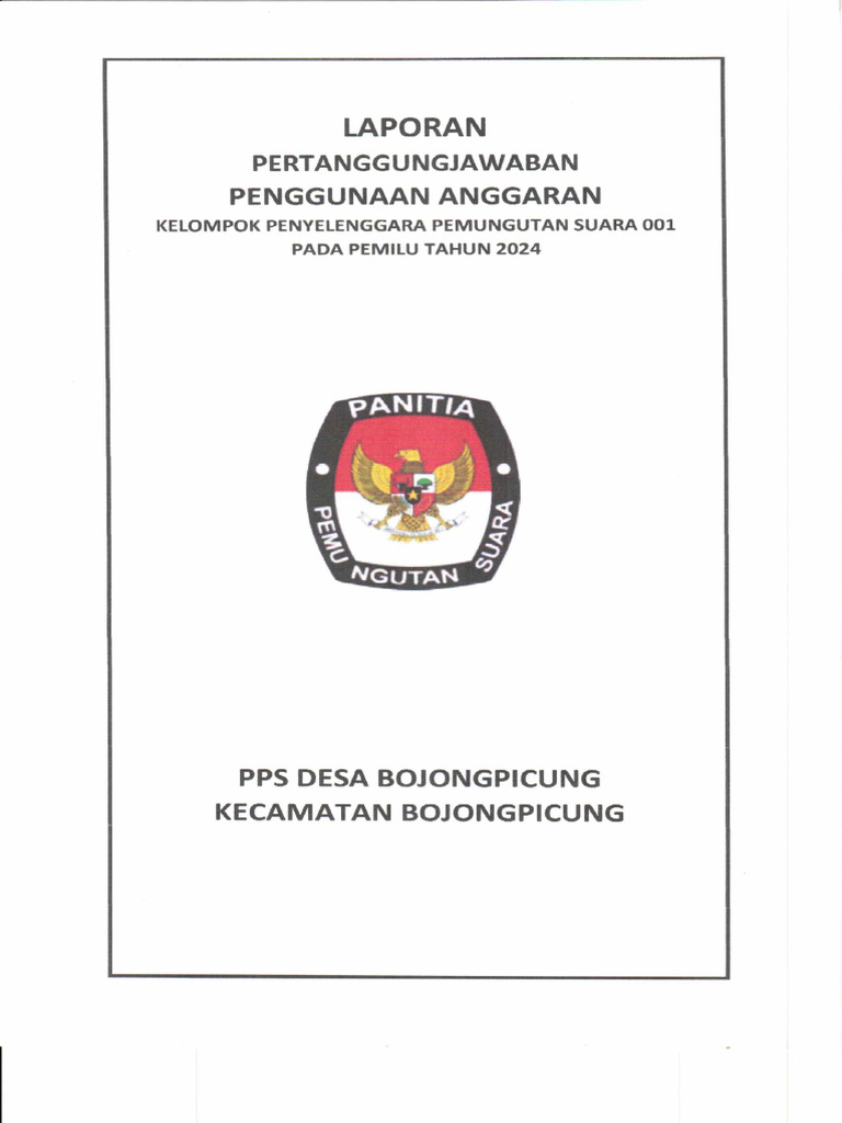 Contoh SPJ KPPS | PDF