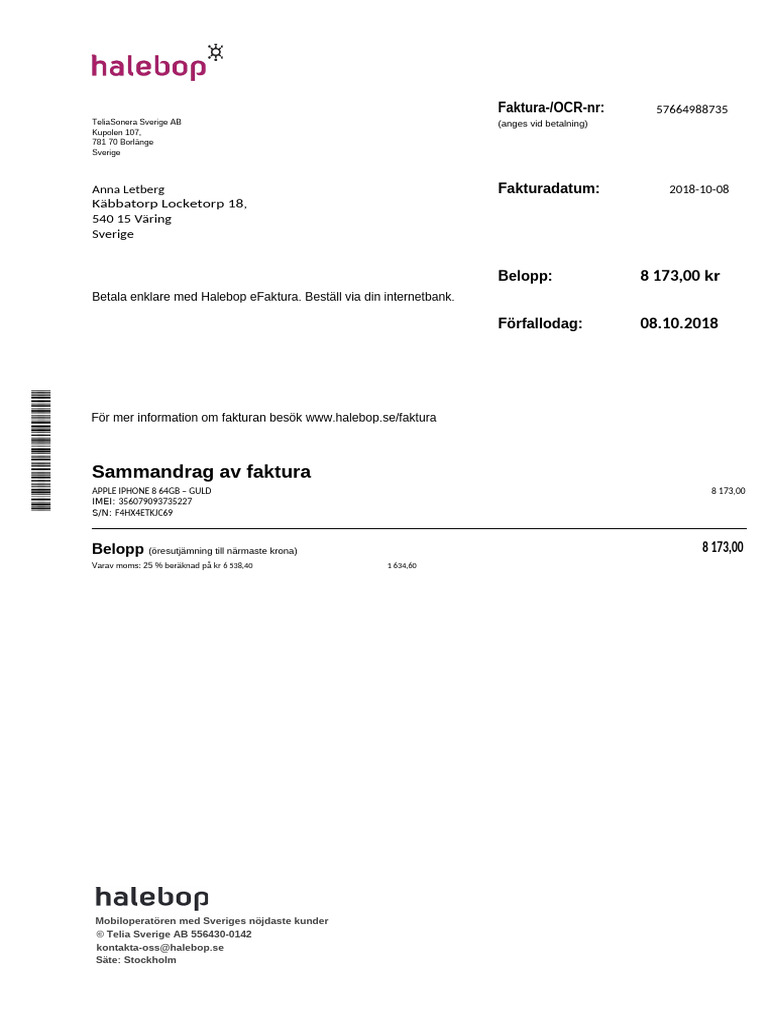 Halebop Sweden | PDF
