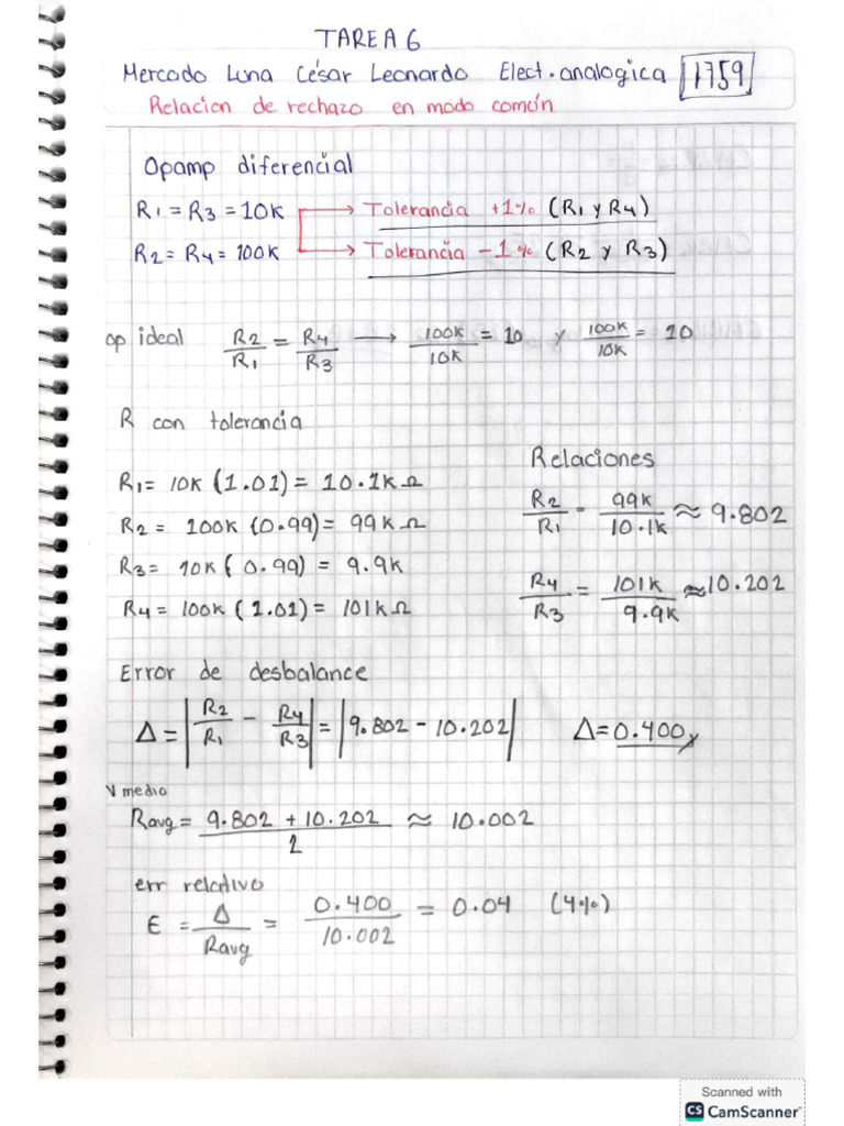 Tarea 6 Elec Analogica Mercado Luna | PDF