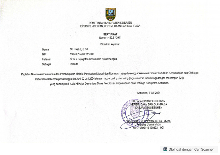Pemulihan Dan Penguatan Litnum | PDF