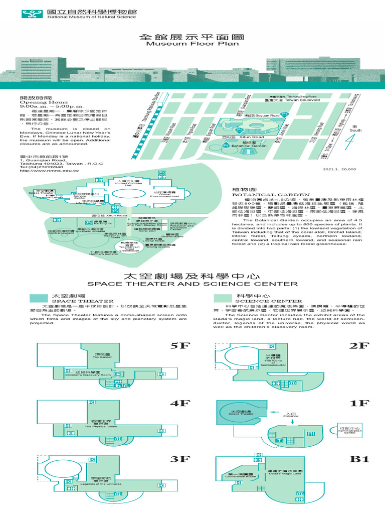 Museum Floor Plan: Opening Hours | PDF