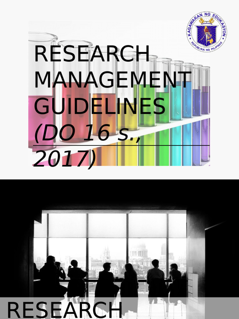 Research Management Guidelines Overview | PDF | Learning | Teachers