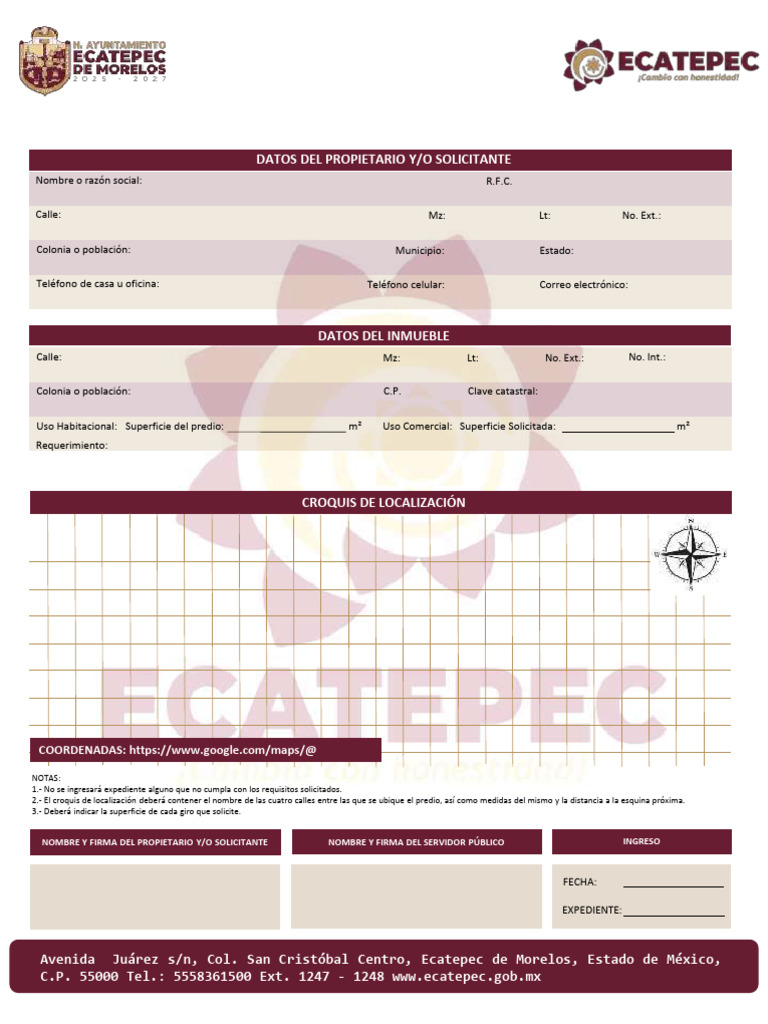 Solicitud Cedulas Informativas 2025 - Compressed | PDF