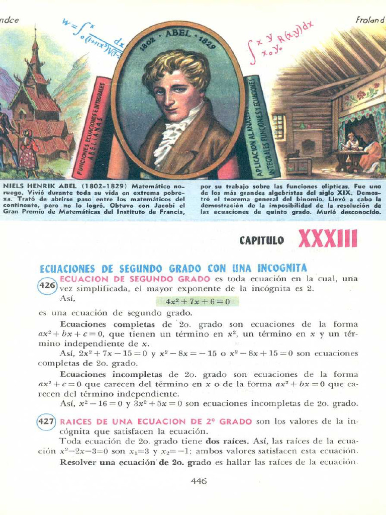 Algebra-de-Aurelio Baldor (1) - 444-447 | PDF