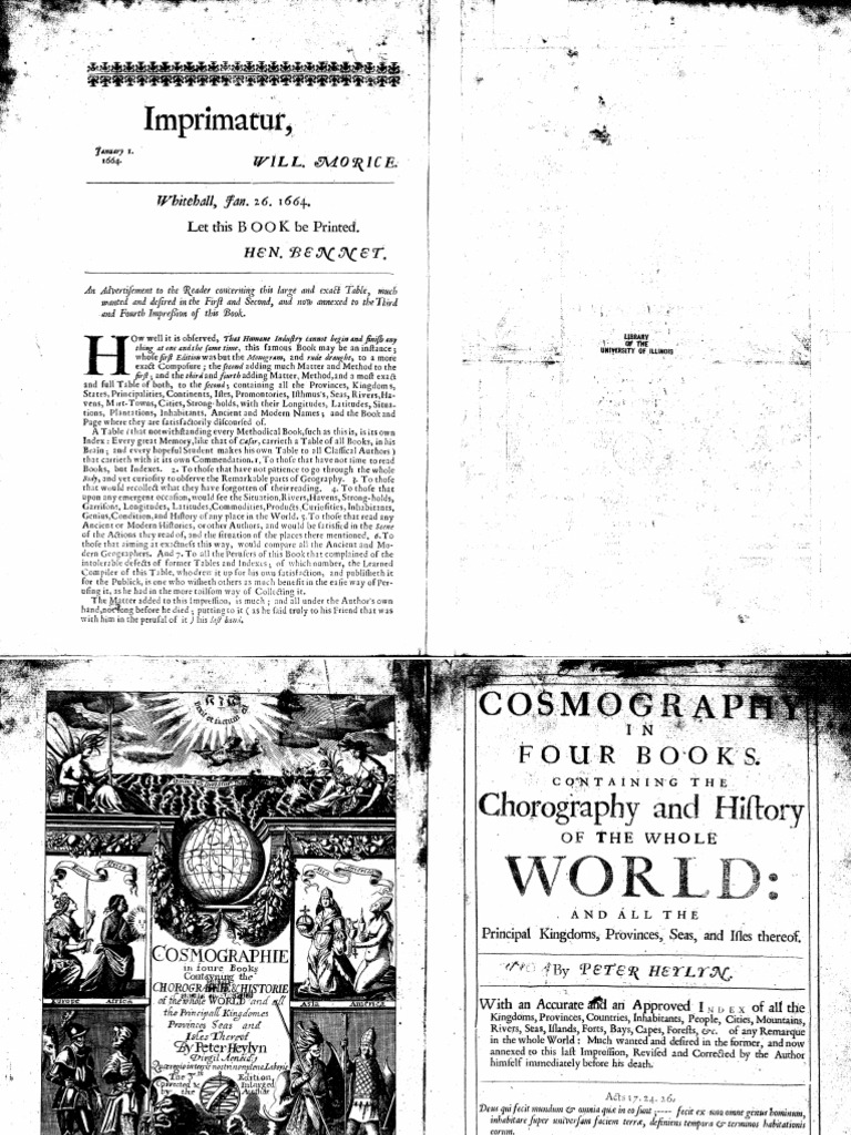 Chorography and History of The Whole World | PDF