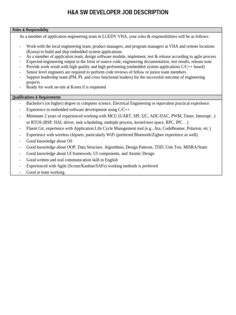 LG Vha - H&a Dev | PDF