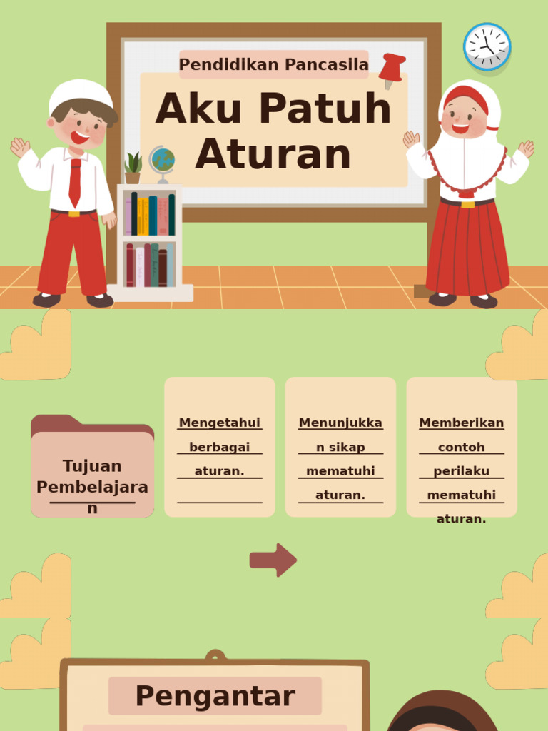 Aku Patuh Aturan Presentasi Hijau Muda Simpel Dan Lucu | PDF
