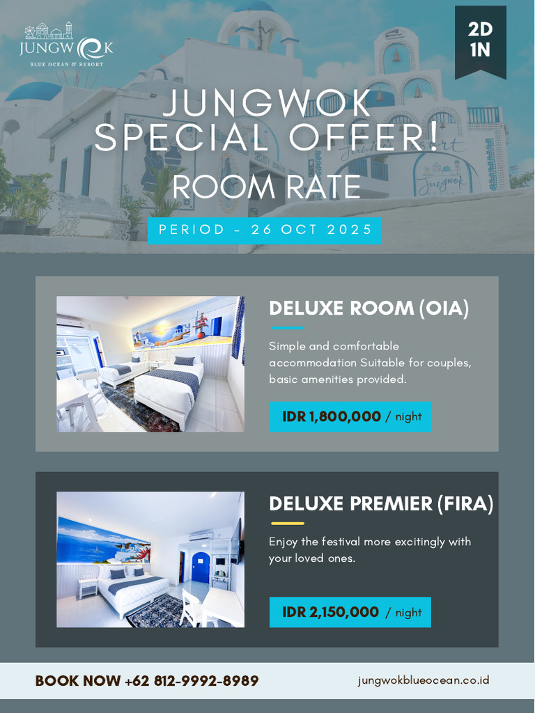 (2D1N) Room Rate Flyer | PDF