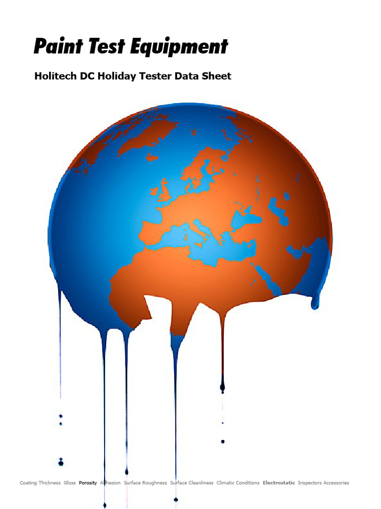 Holitech DC Holiday Tester Overview | PDF | Coating | High Voltage