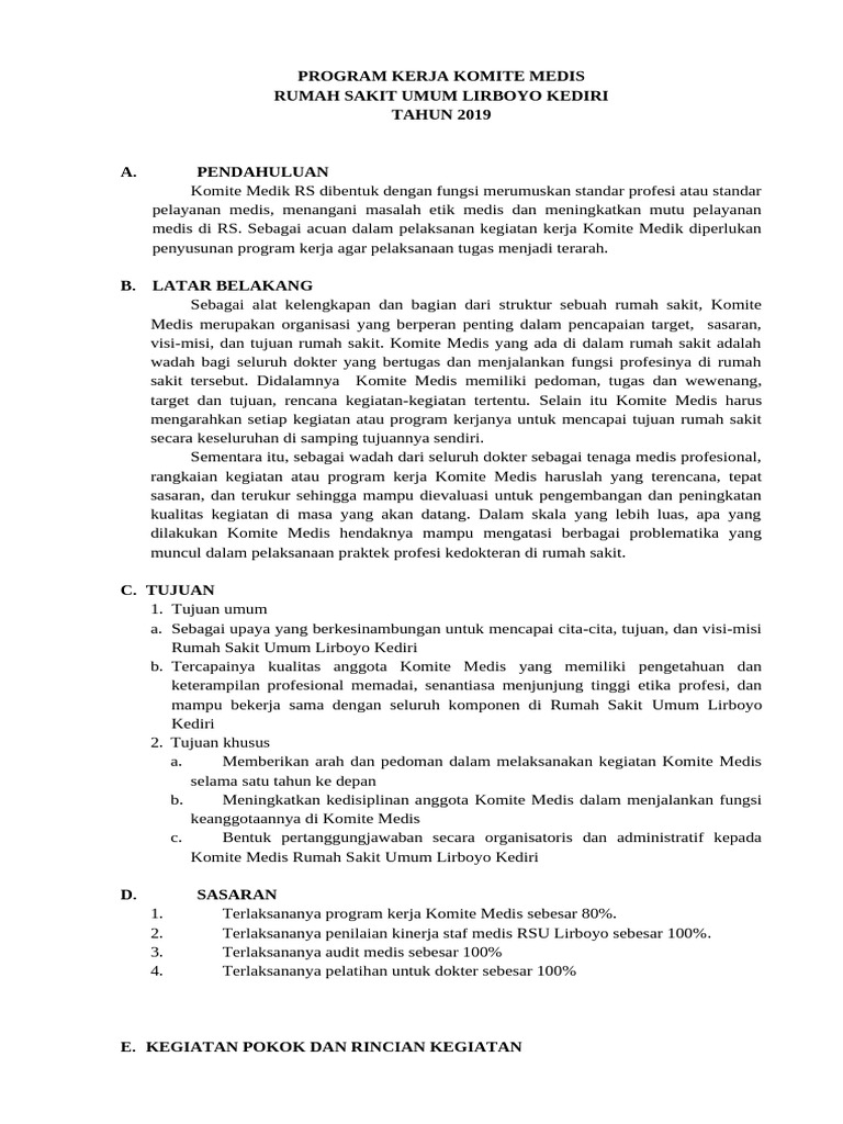 Proker Komdis 2019 | PDF