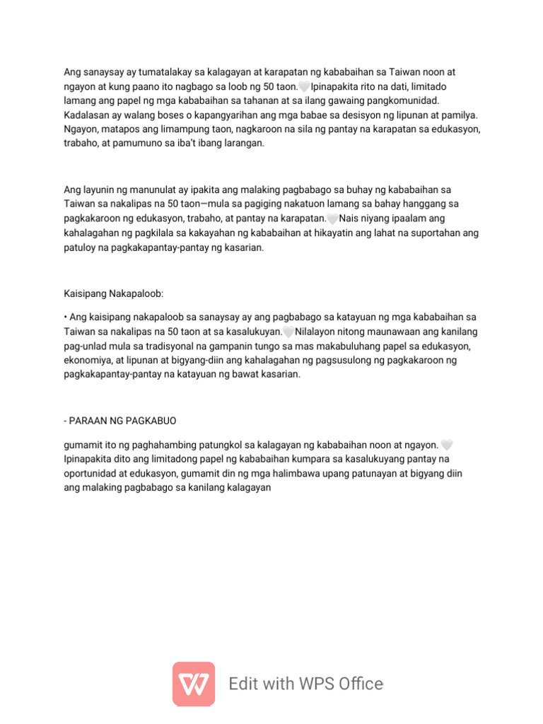 Filipino Presentation Activity-WPS Office | PDF