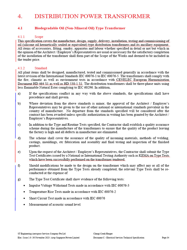 Transformer Specification | PDF | Transformer | Electricity