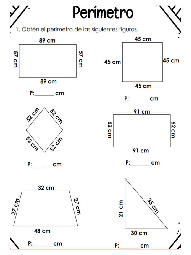 Perimetro y Area Hebe | PDF